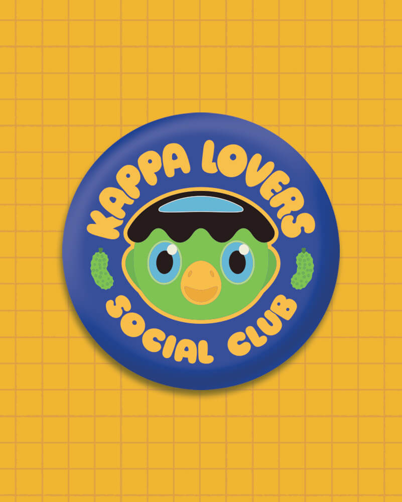 Badge Kappa Lovers Social Club – Folklore japonais 45mm | Burokanto ...